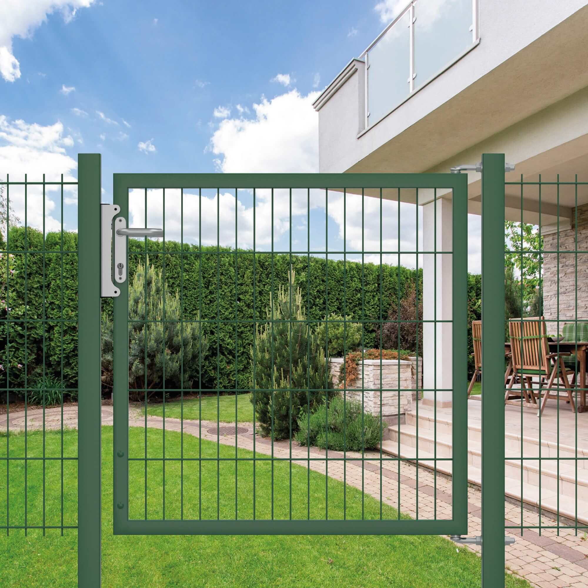 Loopdeur - Egidia 2D Enkele poort kit